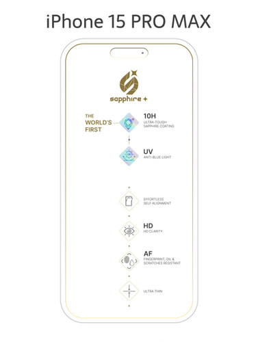 iPhone 15 Pro Max SapphireStar UV | Sapphinity