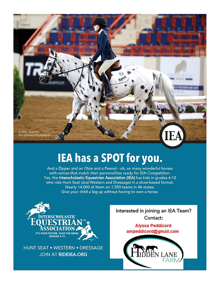 IEA Team | hiddenlanefarm
