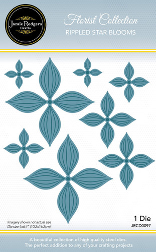 Rippled Star Blooms Craft Die - Florist Collection By Jamie Rodgers Crafts | Creative Expressions