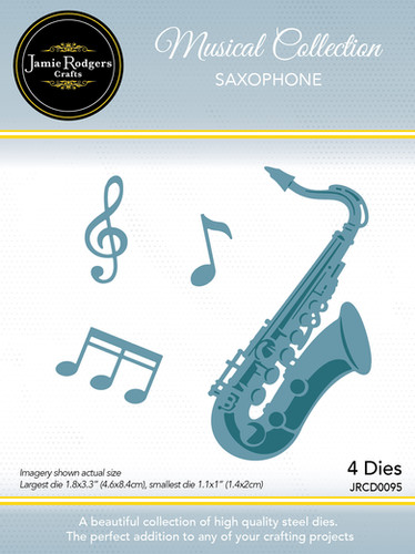 Saxophone Craft Die Set - The Musical Collection by Jamie Rodgers ...