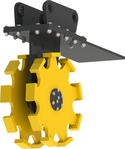 Arrowhead ACW Rotary Compaction Wheels | U-Dig Excavators