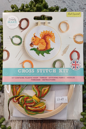 Cross Stitch Red Squirrel Kit | Sew Unique