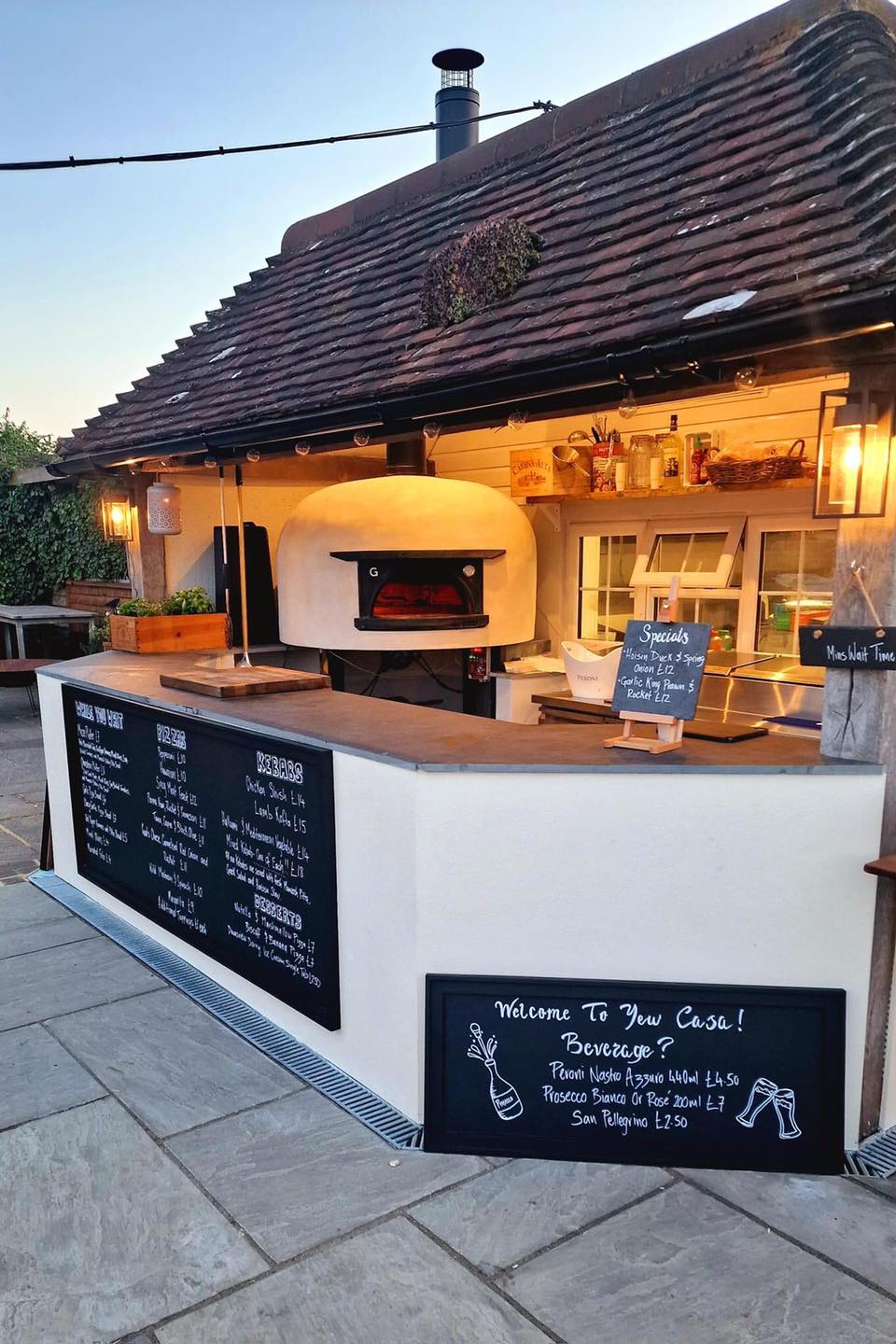 New Mediterranean Kitchen At The Yew Tree in Chalvington