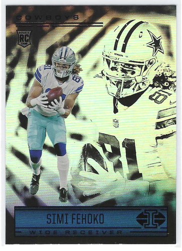 Simi Fehoko Rookie 2021 Illusions Retail #100 Dallas Cowboys | mancavecards
