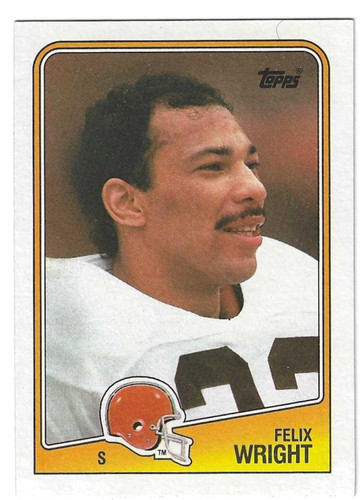 Felix Wright Rookie 1988 Topps #101 Cleveland Browns | mancavecards