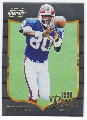 Eric Moulds Rookie 1996 Summit Premium Stock #160 Buffalo Bills ...