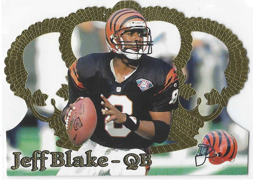 Jeff Blake Rookie 1995 Pacific Crown Royale #8 Cincinnati Bengals ...