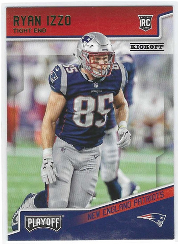 Ryan Izzo 2018 Playoff Kickoff #290 New England Patriots | mancavecards