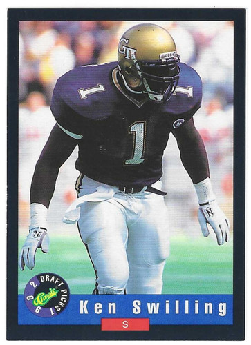 Ken Swilling 1992 Classic #15 Georgia Institute of Technology ...