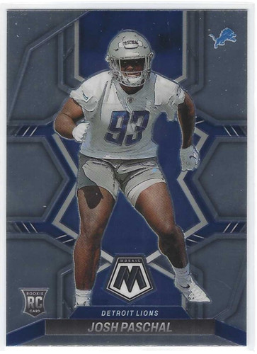 Josh Paschal Rookie 2022 Mosaic #388 Detroit Lions | mancavecards