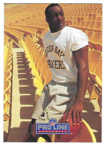 Vinnie Clark Rookie 1991 Pro Line Portraits #18 Green Bay Packers ...