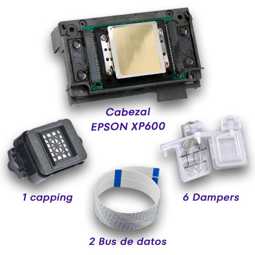 Combo Cabezal XP600 + 1 Capping + 6 Damper + 2 Bus de datos | Tienda ...