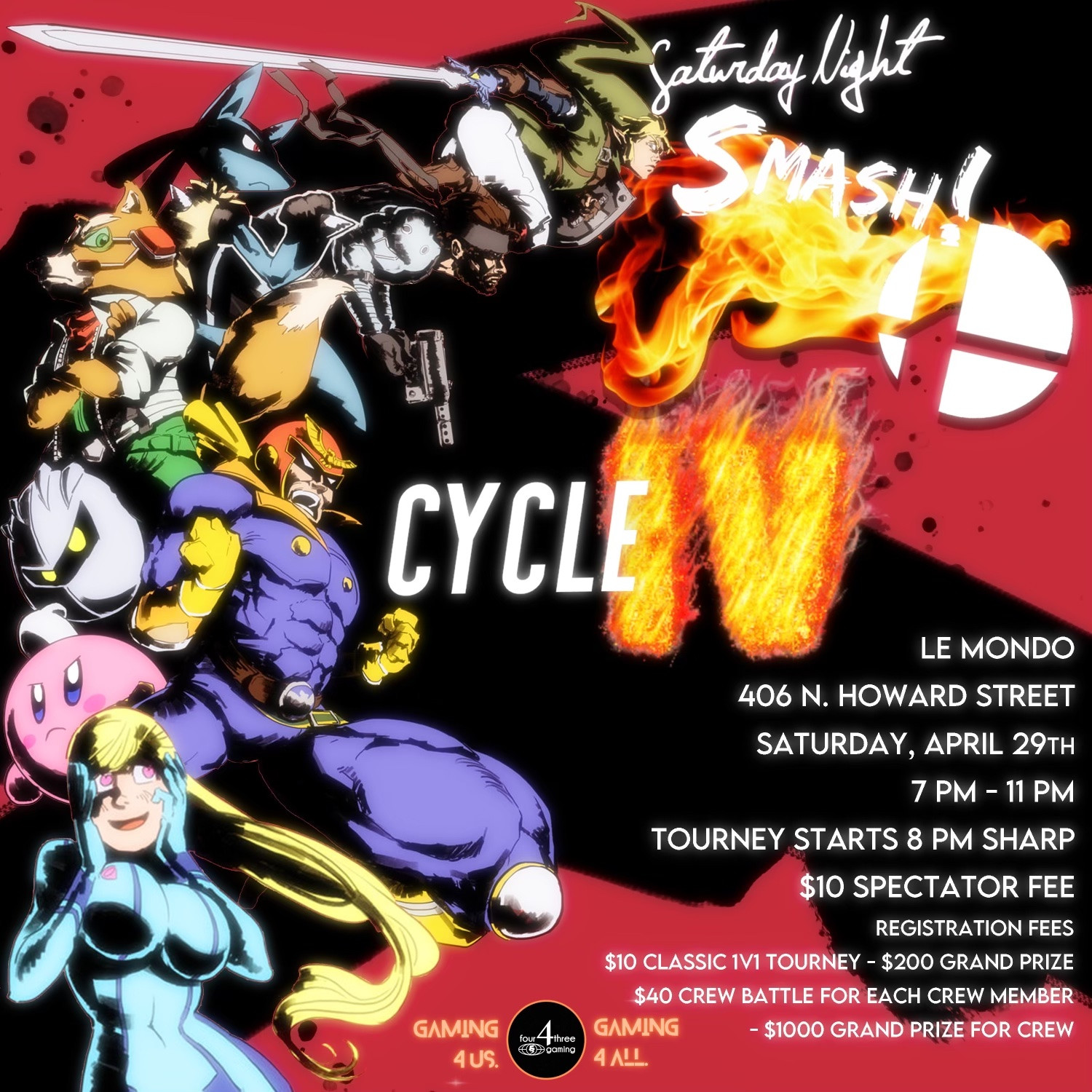 Saturday Night Smash: Cycle IV | Le Mondo