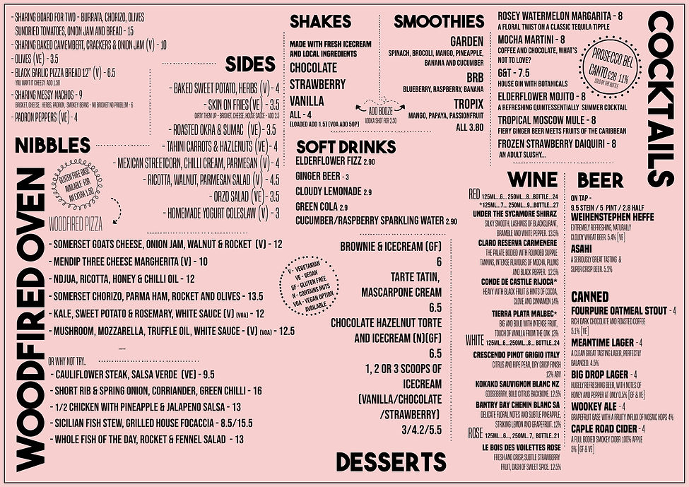 Evening Menu | LOAF.
