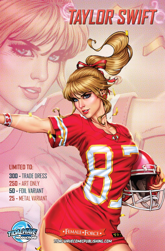 Taylor Swift: Female Force - Jersey Art Only variant | sorahsuhng