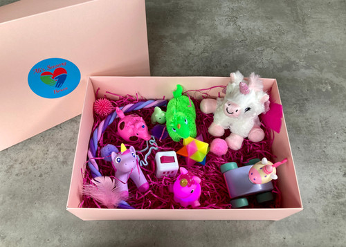 Unicorn Themed Large Sensory Box | alissensoryboxes
