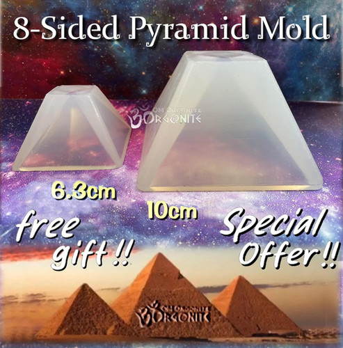 Eight-sided Pyramid Silicone Mold | OM Orgonite