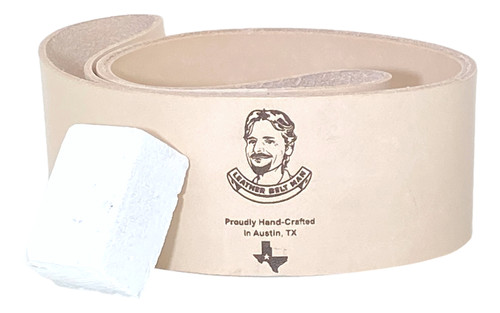 2" x 72" Leather Honing & Polishing Belt | Leatherbeltman