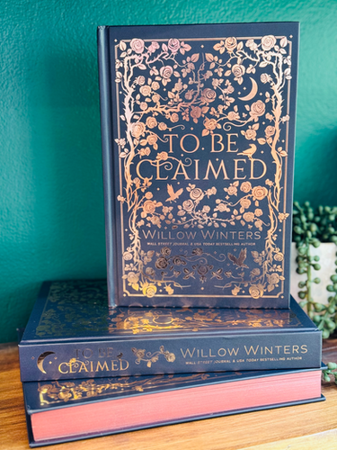 To Be Claimed by Willow Winters ROSE GOLD FOIL HARDBACK SPRAYED EDGES ...