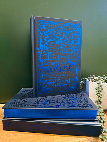To Be Claimed by Willow Winters BLUE FOIL HARDBACK SPRAYE | Books Ever ...