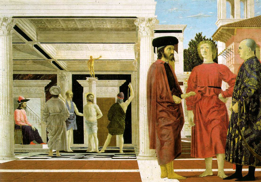 Piero della Francesca - The Flagellation of Christ