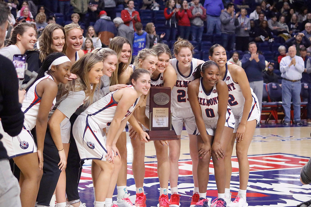 Belmont WBB takes charge with homecoming win, now No. 1 seed for ...