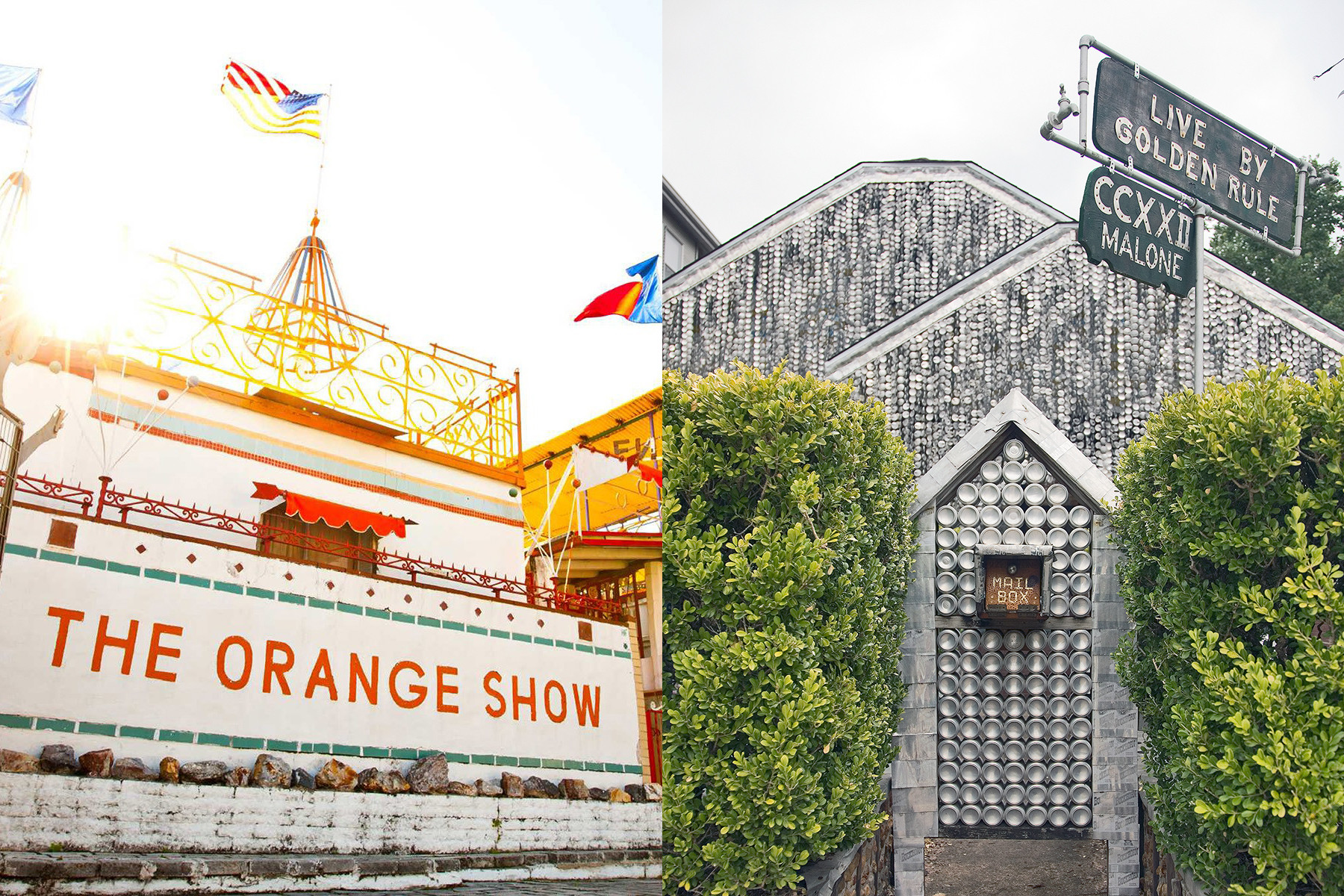 Houston's Most Unique Landmarks - The Orange Show, The Beer Can House ...