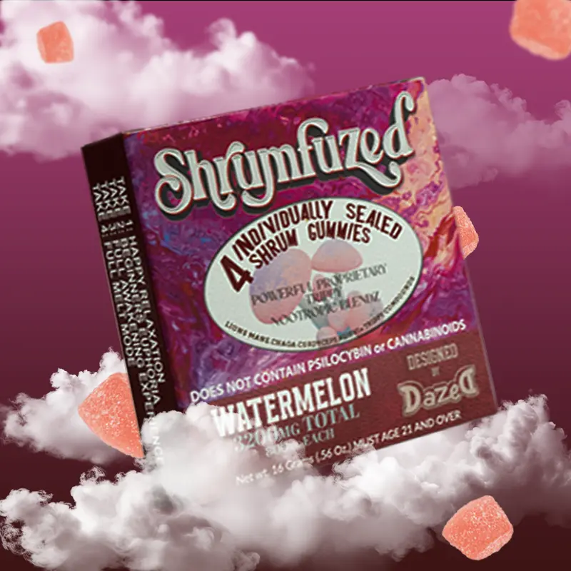 Shrumfuzed Mushroom Edibles 4pk | The Blind Tiger