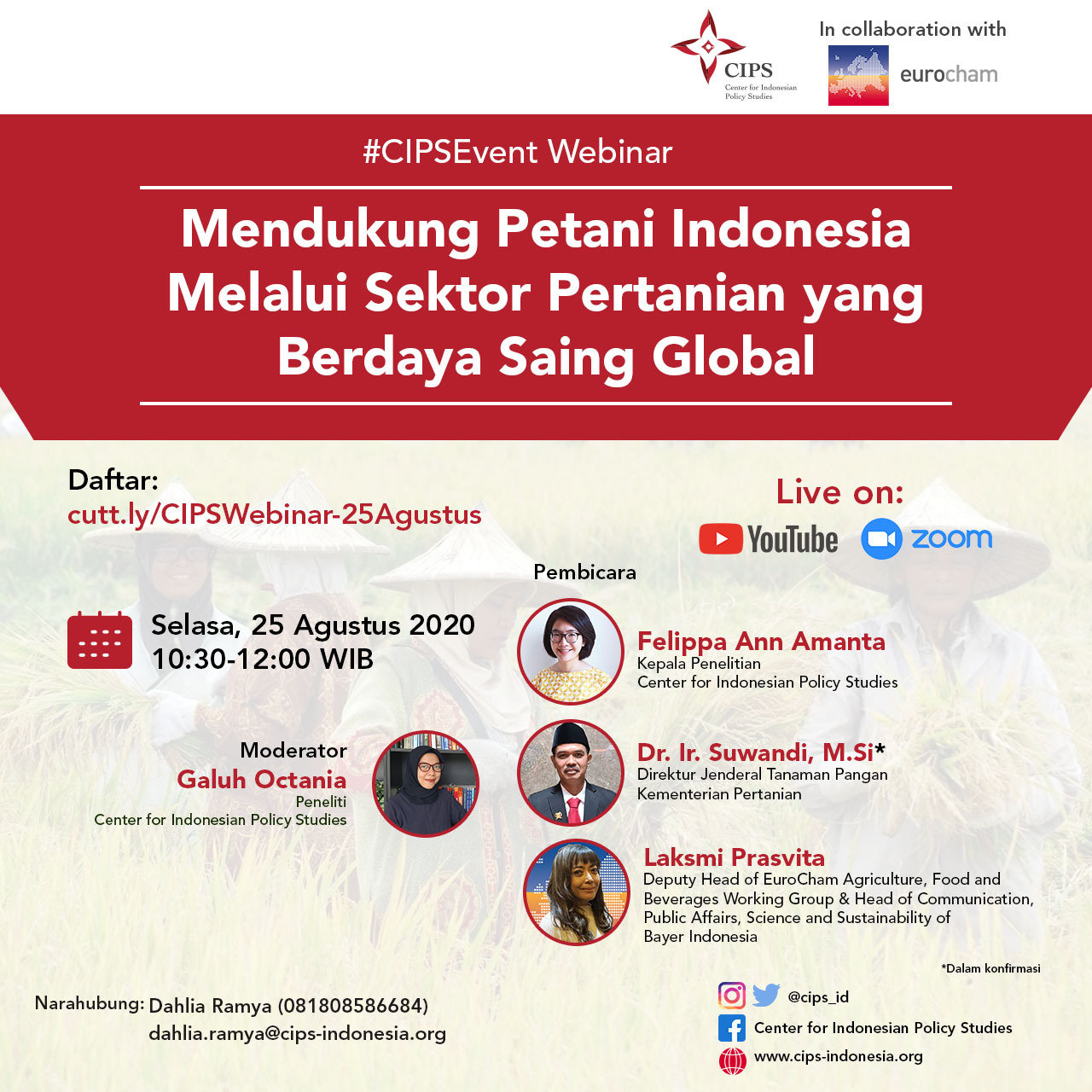 Dukung Petani Indonesia Melalui Sektor Pertanian yang Berdaya Saing Global | CIPS | Think Tank