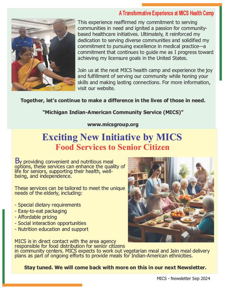 MICHIGAN INDIAN COMMUNITY SERVICE