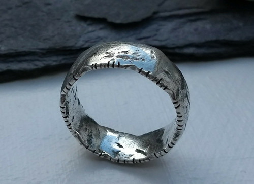 'Stoic' ring | silverskin