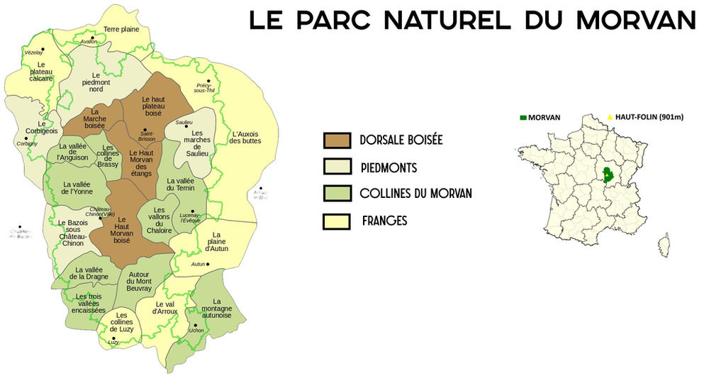 Le Parc naturel du Morvan en France