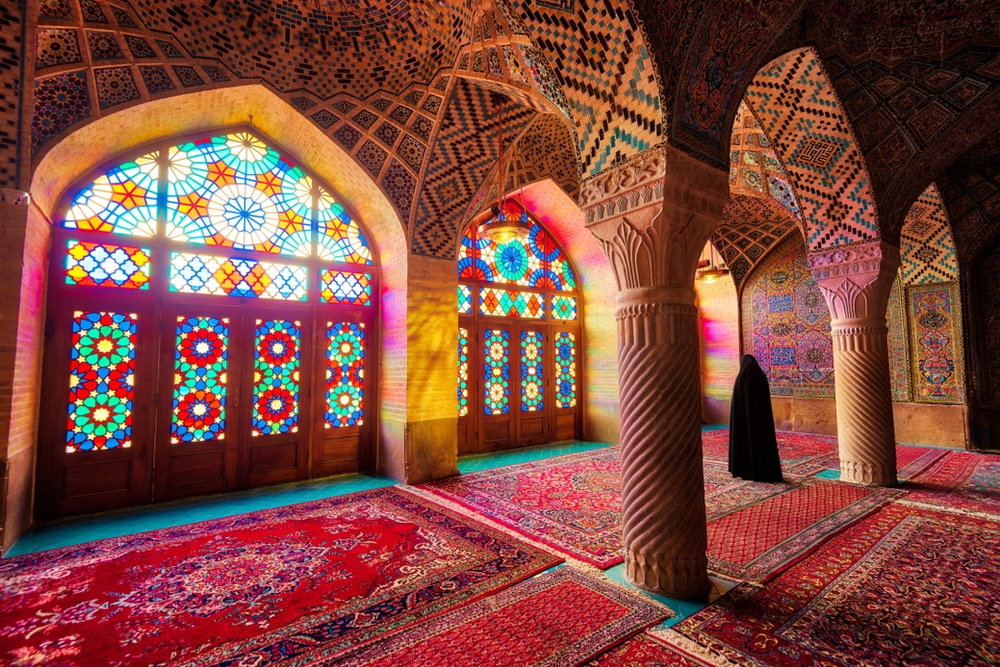 La Mosquée Rose en Iran : La mosquée Nasir-ol-Molk
