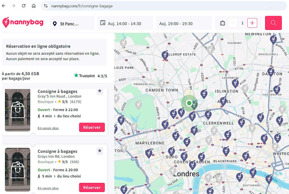 Faire garder ses bagages en voyage : consignes et autres solutions