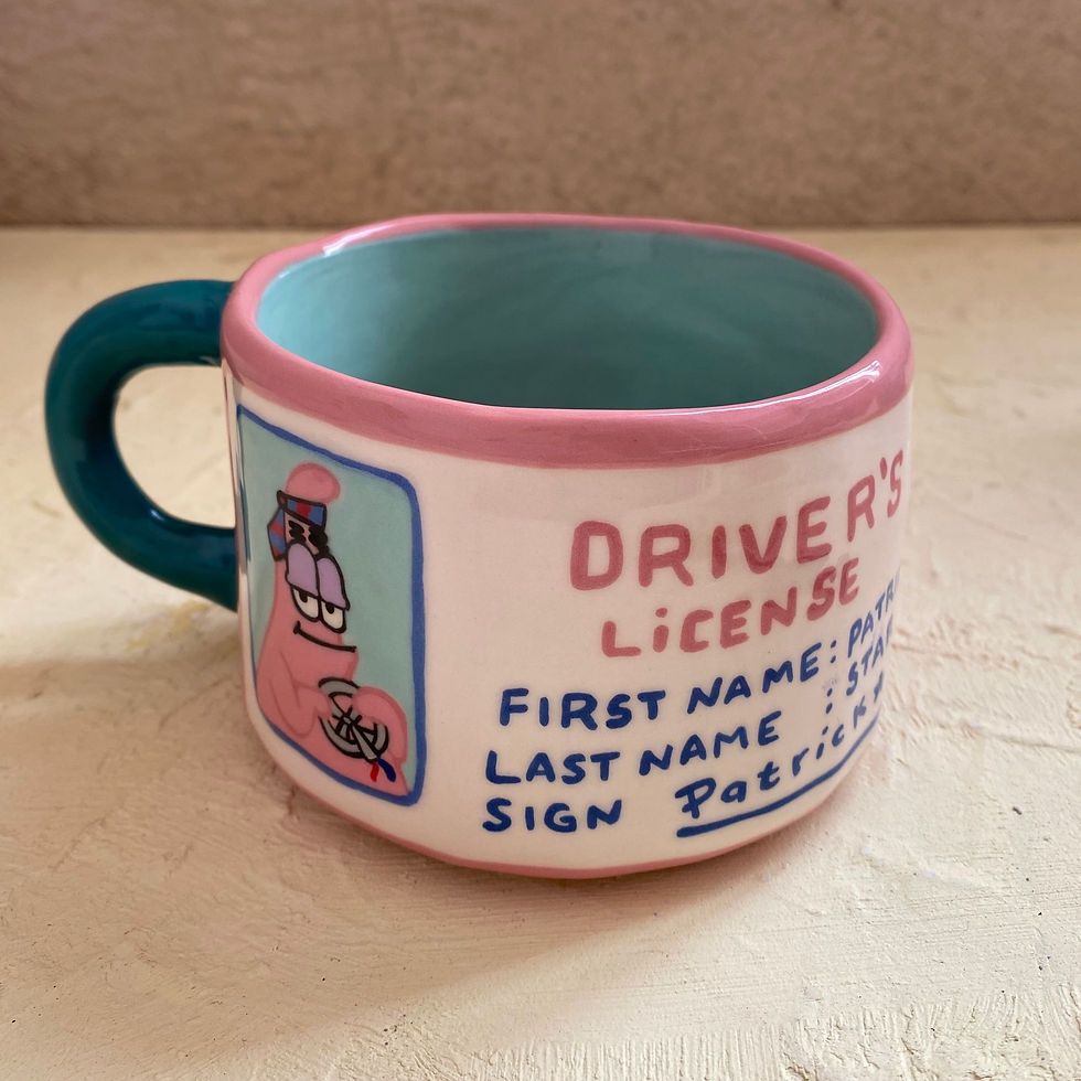 Patrick’s Driving License | Wildflower Pottery