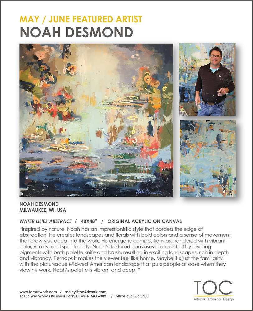 May Featured Artist - Noah Desmond