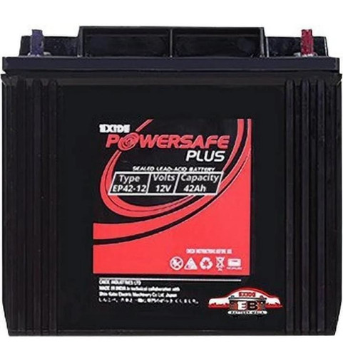EXIDE POWERSAFE PLUS EP42-12,42AH SMF BATTERY | Qwikpower