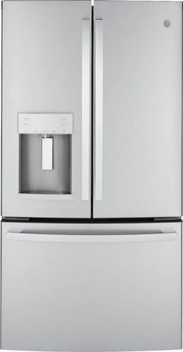 GE 22.1 cu. ft. French Door Fingerprint Resistant Refrigerator ...