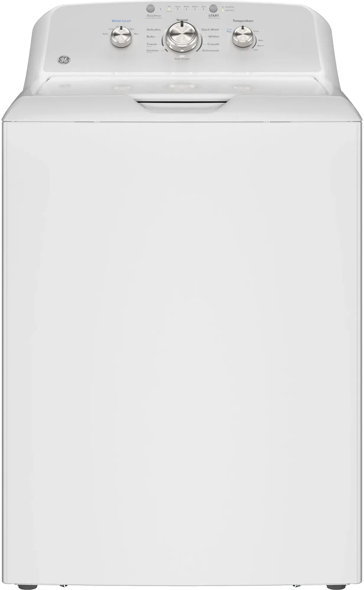 GE 4.3 cu. ft. Top Load Washer with Dual Action Agitator GTW385ASWWS ...