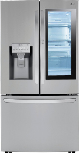 LG 24 cu. ft. Counter-Depth Smart Refrigerator with Craft Ice ...