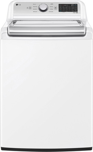 LG 5.3 cu. ft. Smart Top Load Washer with 4-Way Agitator WT7405CW ...