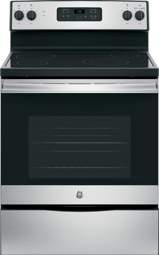 GE 30 in. 5.3 cu. ft. Freestanding Electric Range JBS60RKSS ...