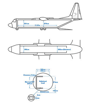 c130 interior dimensions