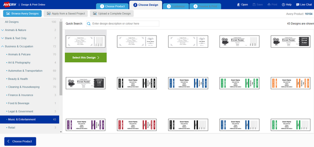 Set the Stage for your Wedding with Cool Concert Ticket-style ...