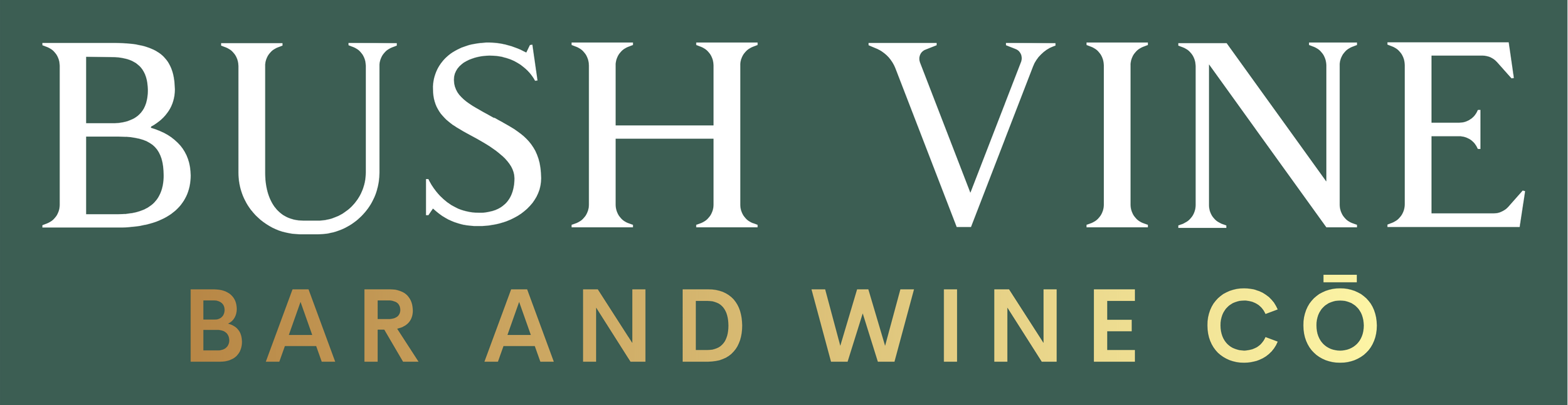 Wine Experiences | Bush Vine