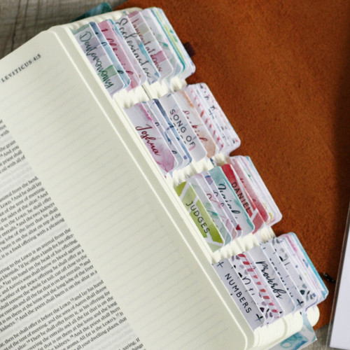 Precut Books of the Bible Tabs Pattern for Bible journaling | Doodling ...