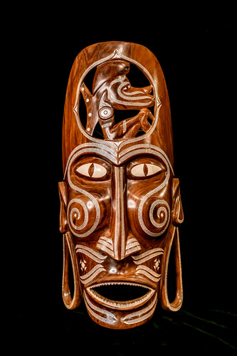 HUGE WARRIOR MASK - SOLOMON ISLANDS | Havaikiart