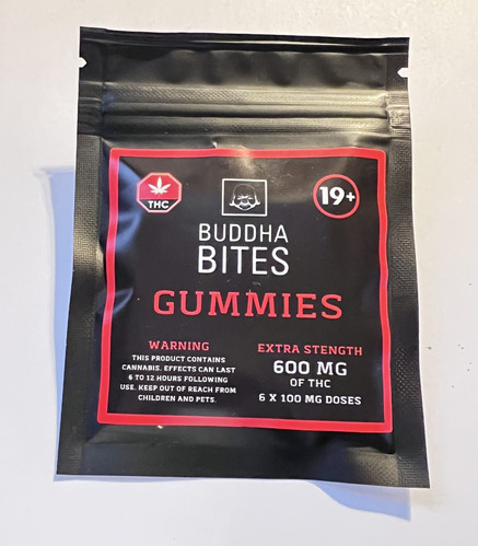 THC Gummies Canada Buddha Bites 600 mg Pack | Toking Teepee Store
