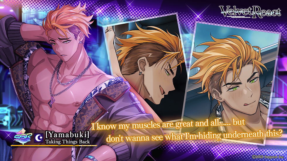 Character Review: Koshiro Yamabuki from Velvet React - Muscles!