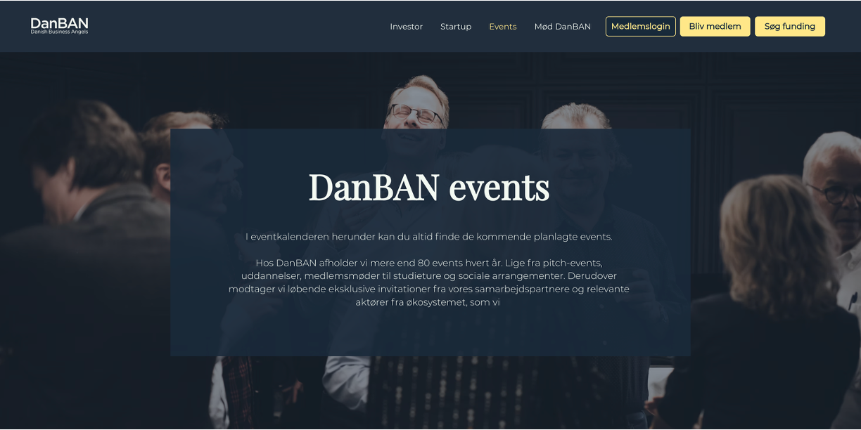 Events | DanBAN - Danish Business Angels